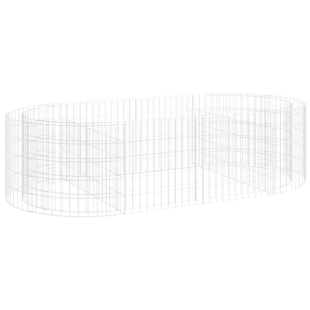 Letto rialzato in gabbione Ferro zincato 200x100x50 cm | Leroy Merlin