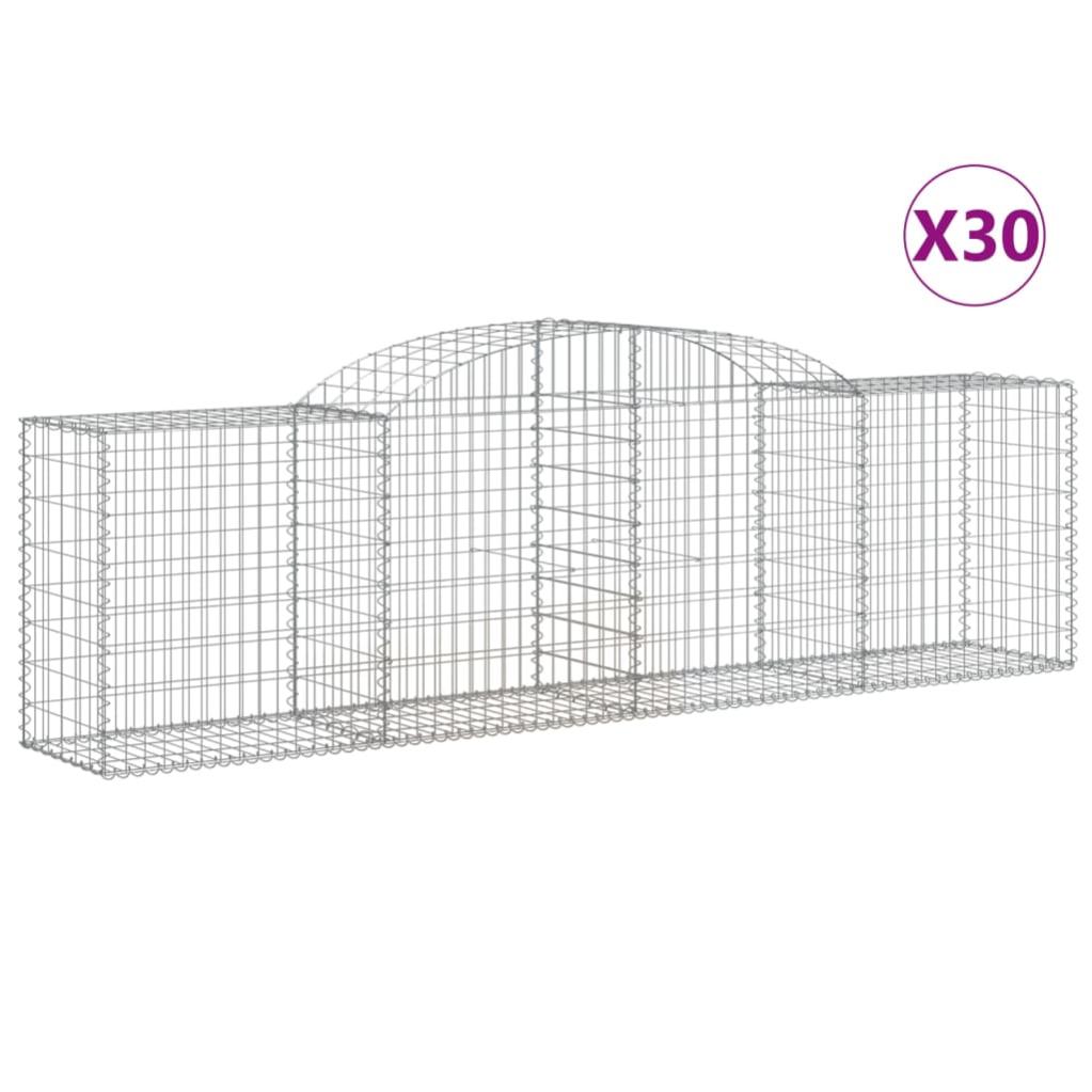 Cestini Per Gabbione Ad Arco 30 Pz 300x50x80 100 Cm In Ferro Zincato cestini-per-gabbione-ad-arco-30-pz-300x50x80-100-cm-in-ferro-zincato