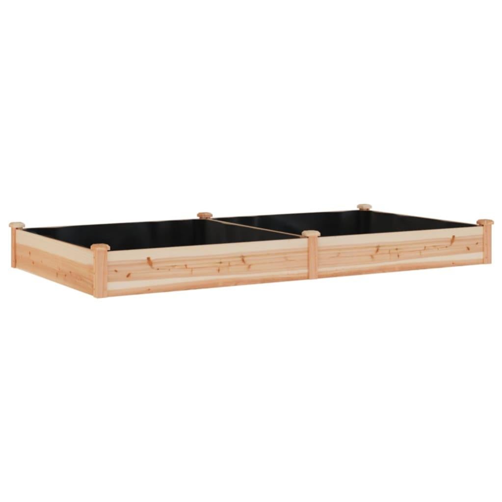 Forro para bancal elevado de madera de abeto macizo 240x120x25 cm ...