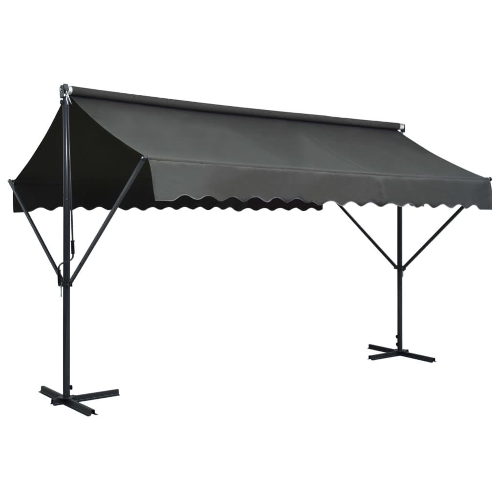 Tenda da sole autoportante 400 x 300 cm Antracite | Leroy Merlin