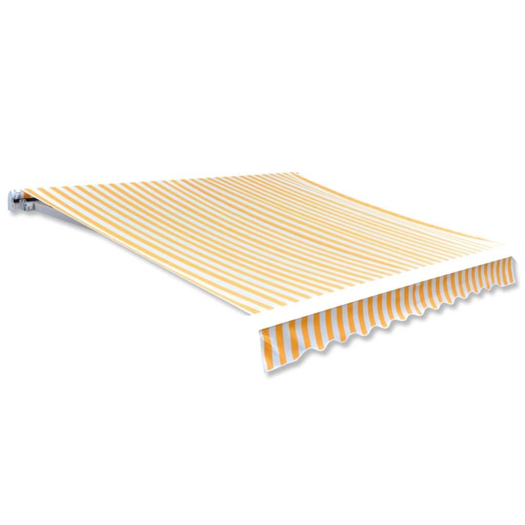 Toldo Tela Girasol Amarillo/Blanco 3x2,5 (estructura no incluida ...