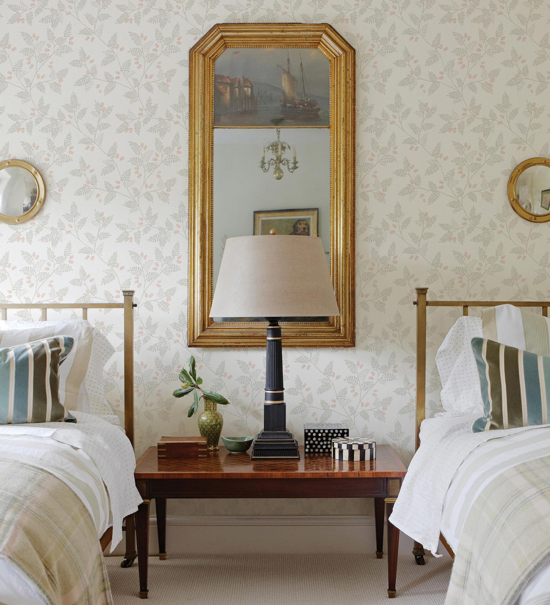 Campione DIN A4 di Carta da parati vinilica ecologica con foglie di ...