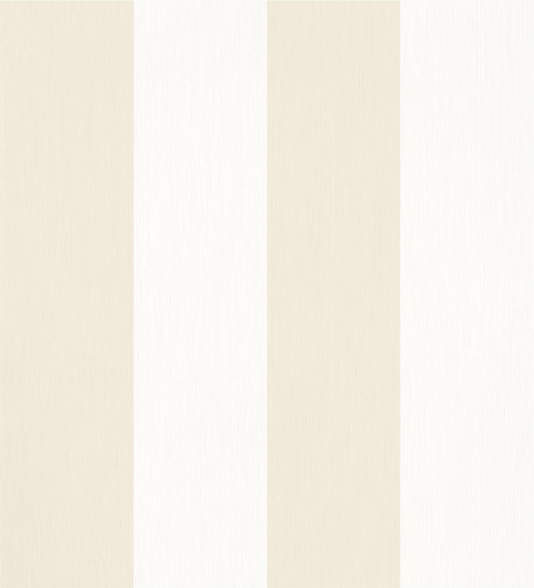 Carta da parati vinilica lavabile a righe larghe beige e bianche con ...