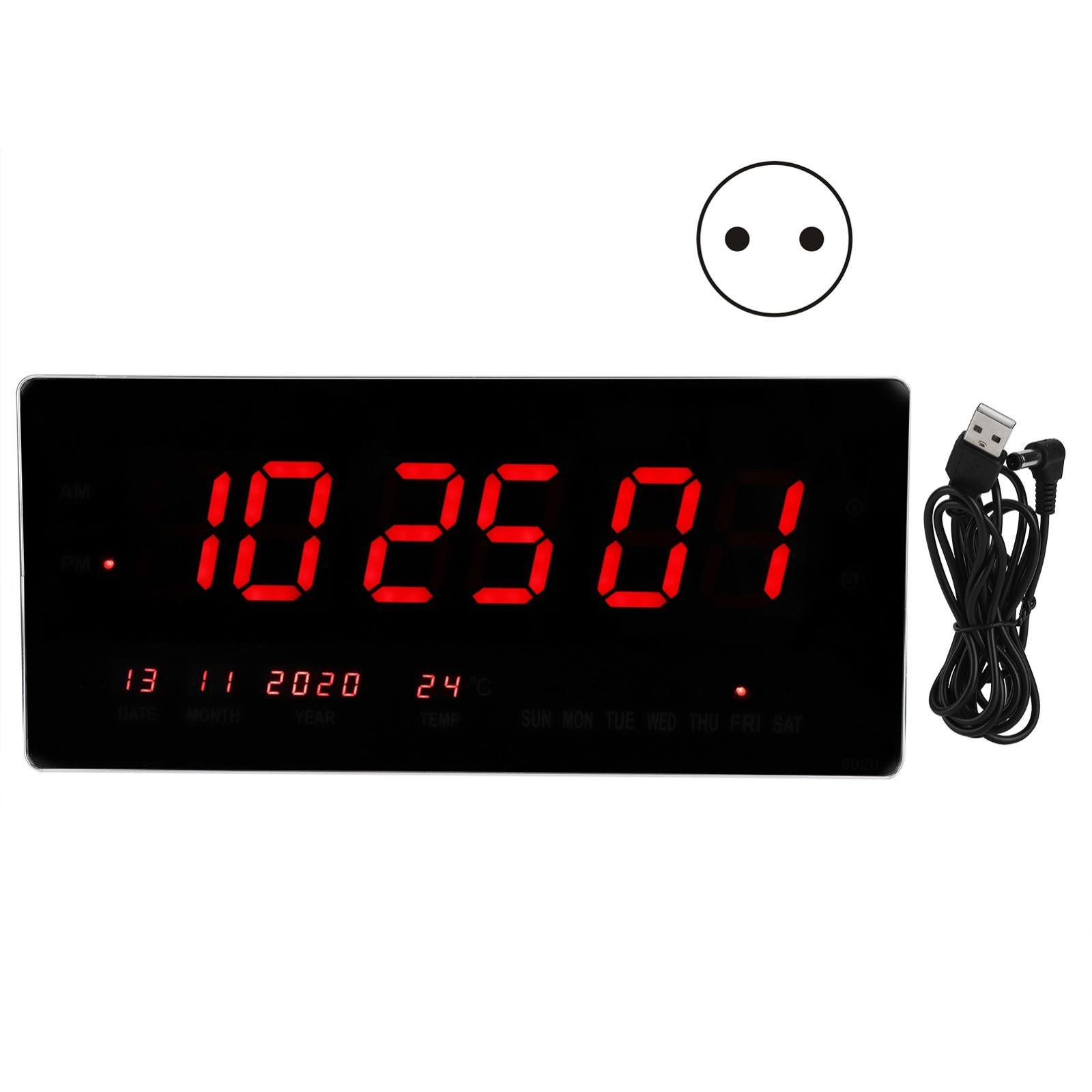 Calendario da tavolo USB con display digitale a LED semplice ed ...
