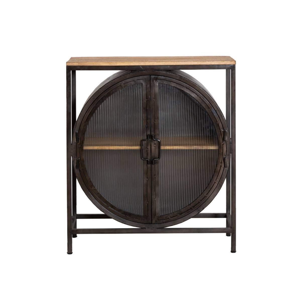 Buffet bar en bois manguier et métal Céleste | Leroy Merlin