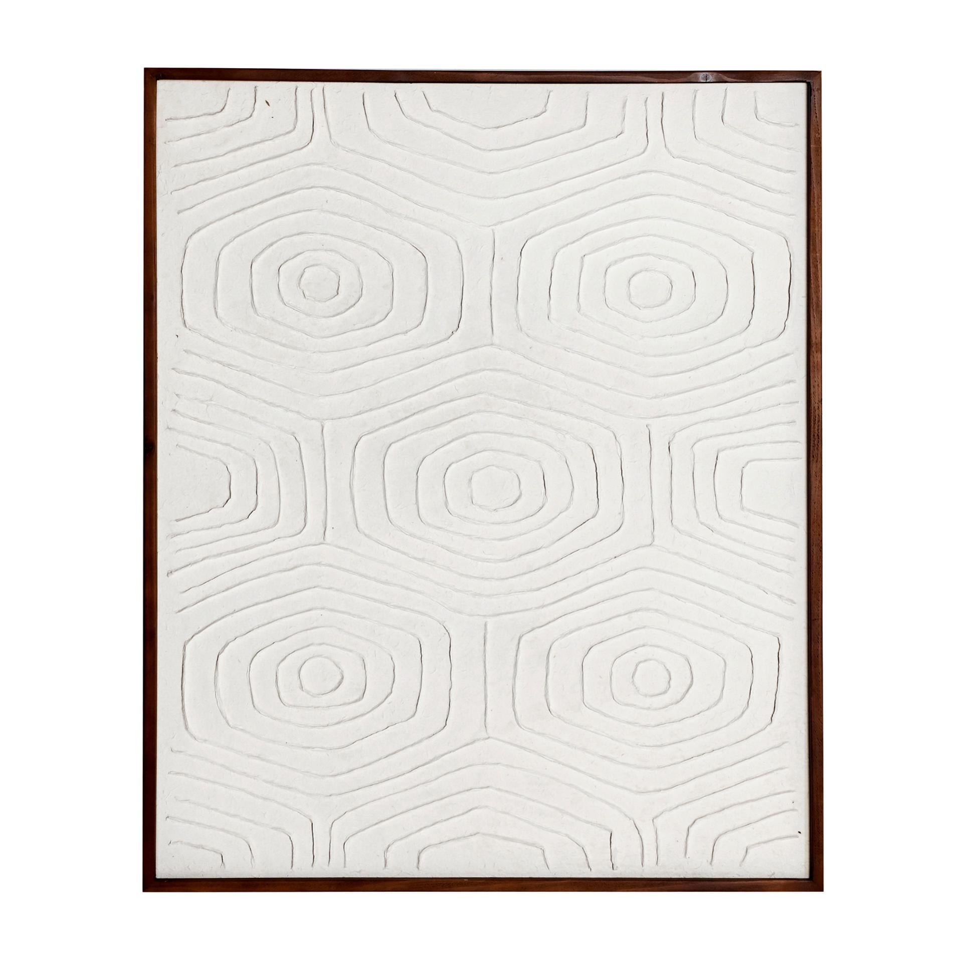 Tableau en toile blanc 80x2x100 cm | Leroy Merlin