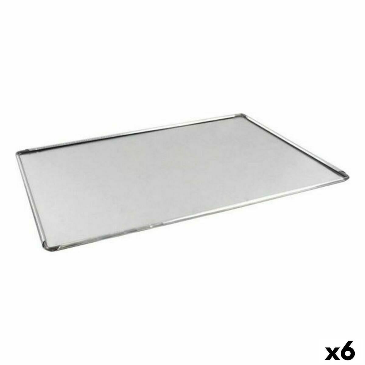 Plateau pour Four VR Argenté Aluminium Rectangulaire 40 x 28 x 0,5 cm ...