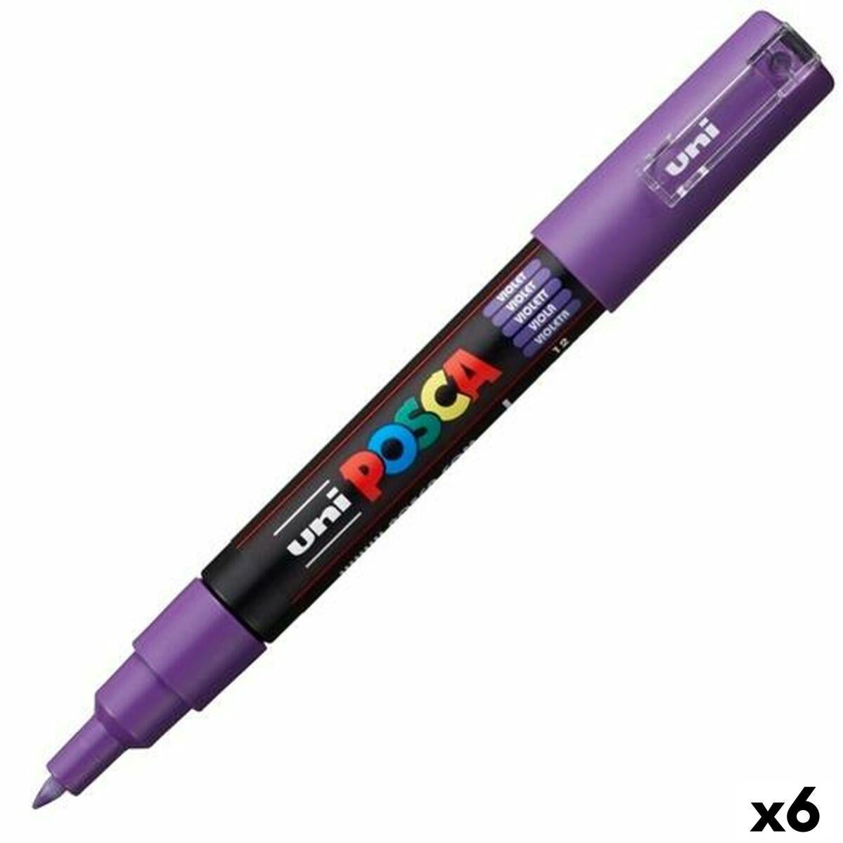 Feutres POSCA PC-1M Violet (6 Unités) | Leroy Merlin