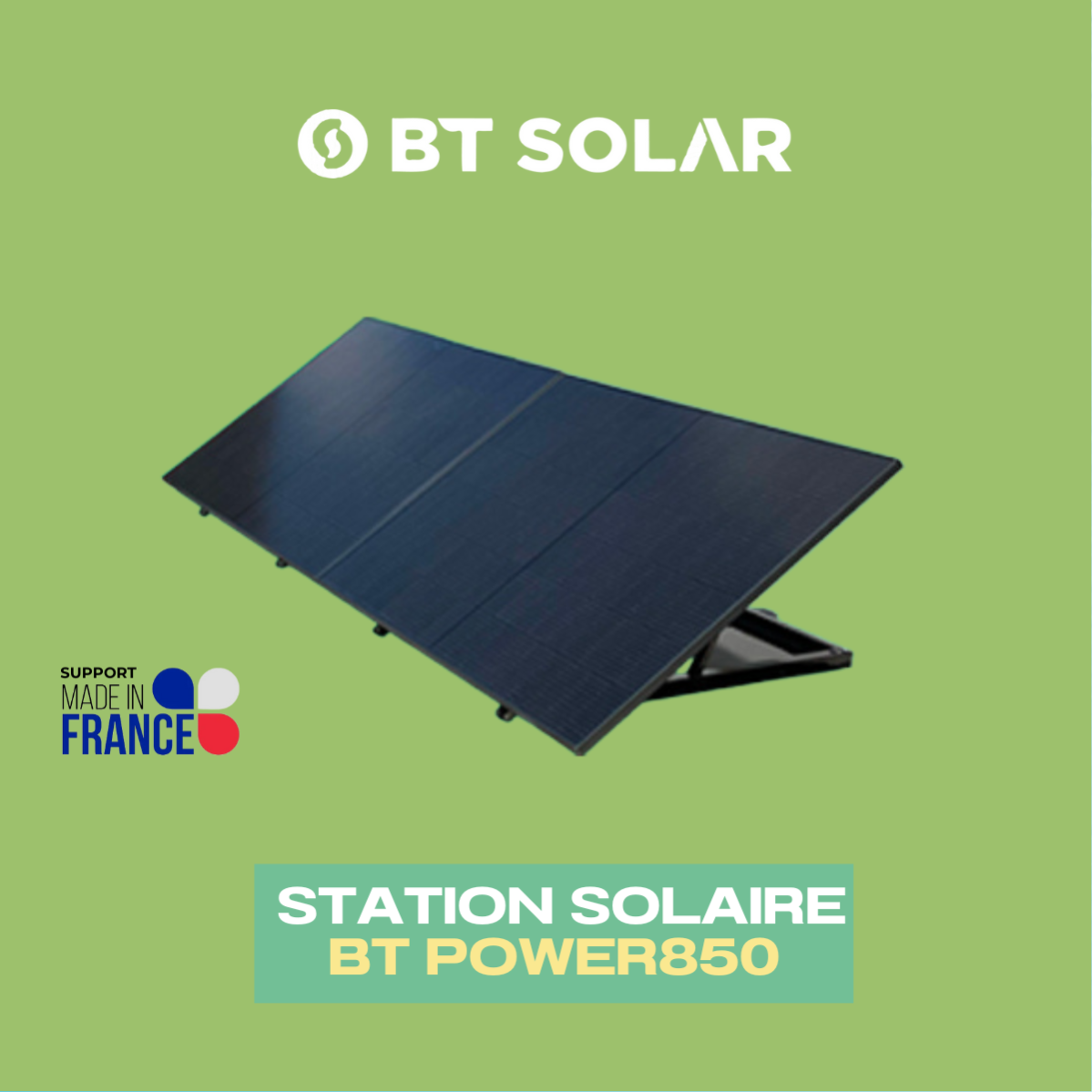 Station Solaire BT Power 850 - 2 panneaux - assemblée en france ...