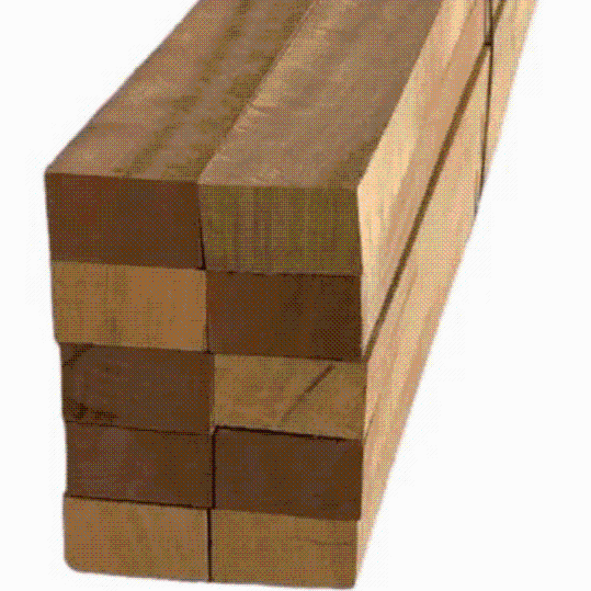 Pack 20 lamas en madera de iroko tropical 30x50x1550 mm | Leroy Merlin