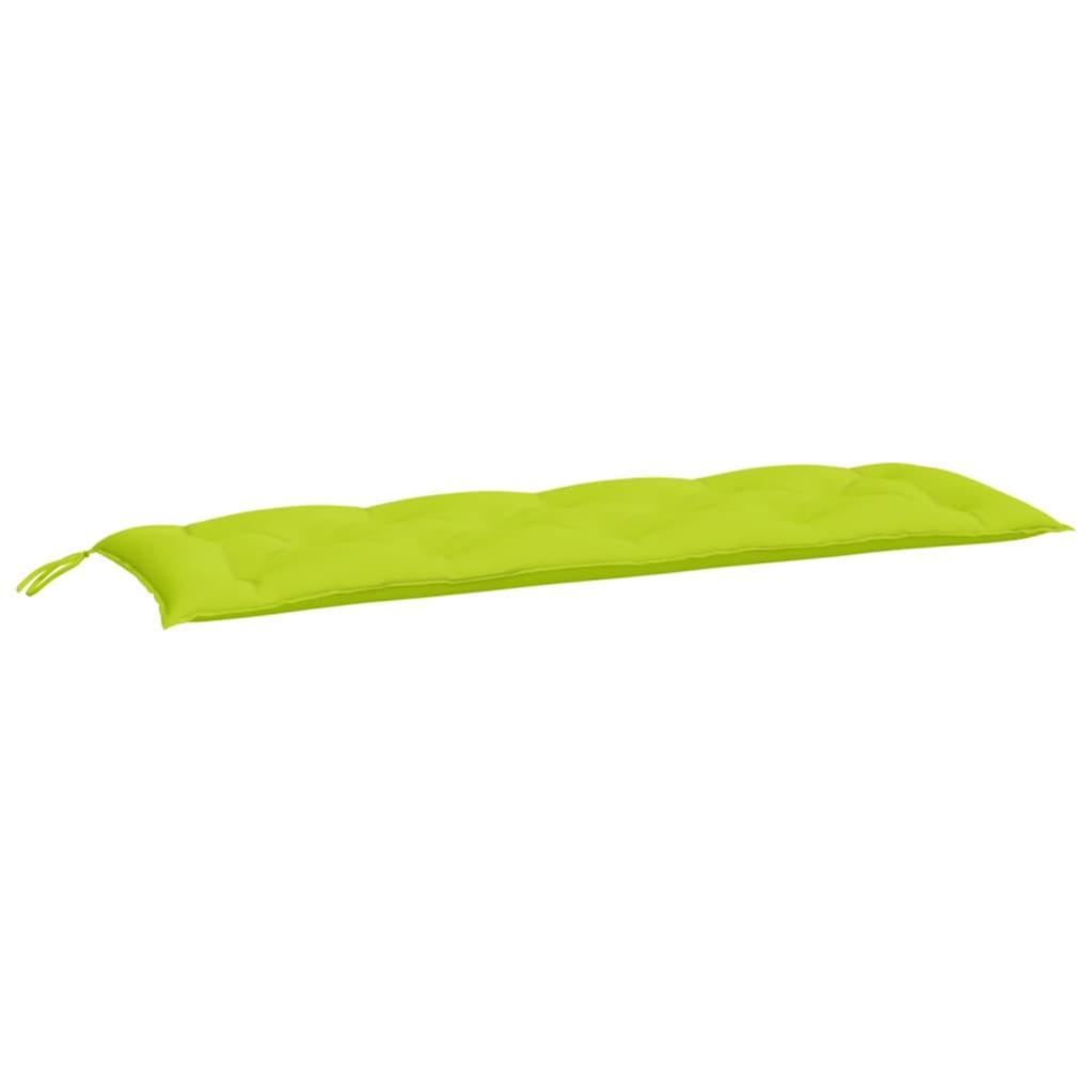 Coussin de banc de jardin | Coussin de Siège vert brillant 150x50x7cm ...