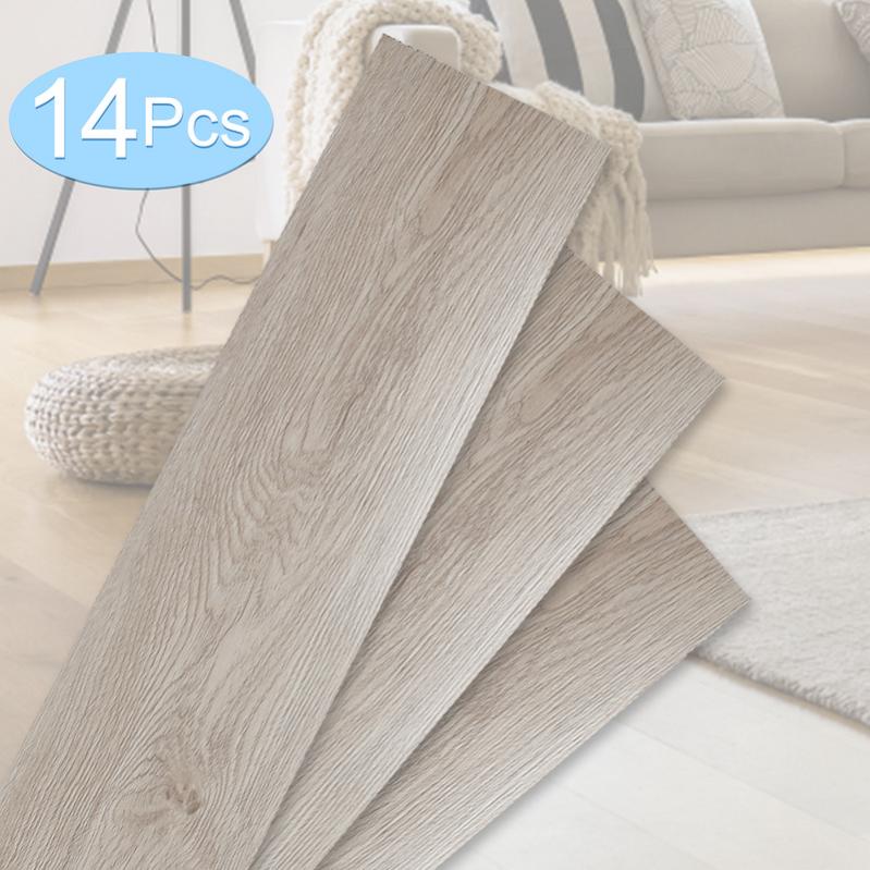 Lames de sol PVC adhésives,Boite de 14 lames vinyle auto,adhésives ...