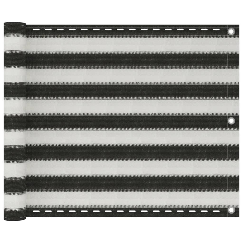 Écran de balcon | Brise Vue de terrasse | Toile de Balcon PEHD 75x300 ...