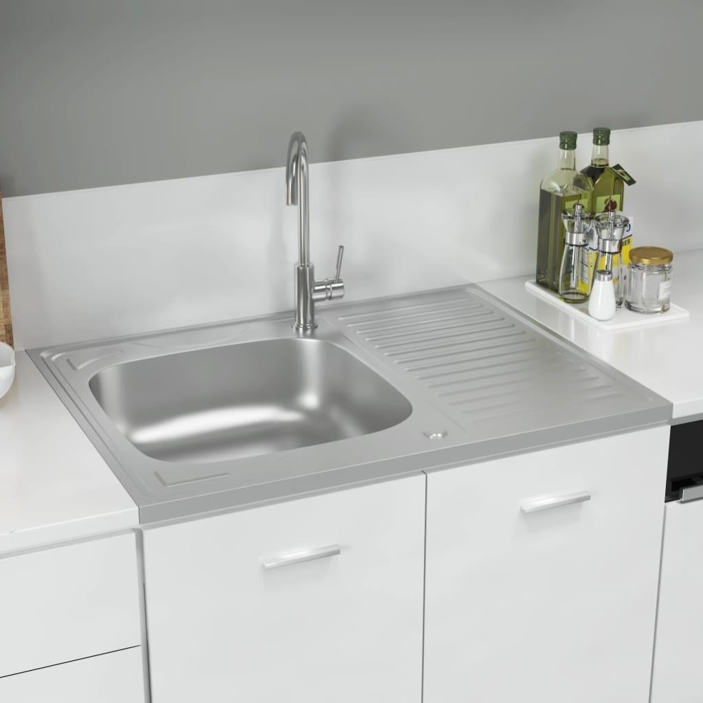 Fregadero de cocina | Pila de cocina con escurridor acero inox ...