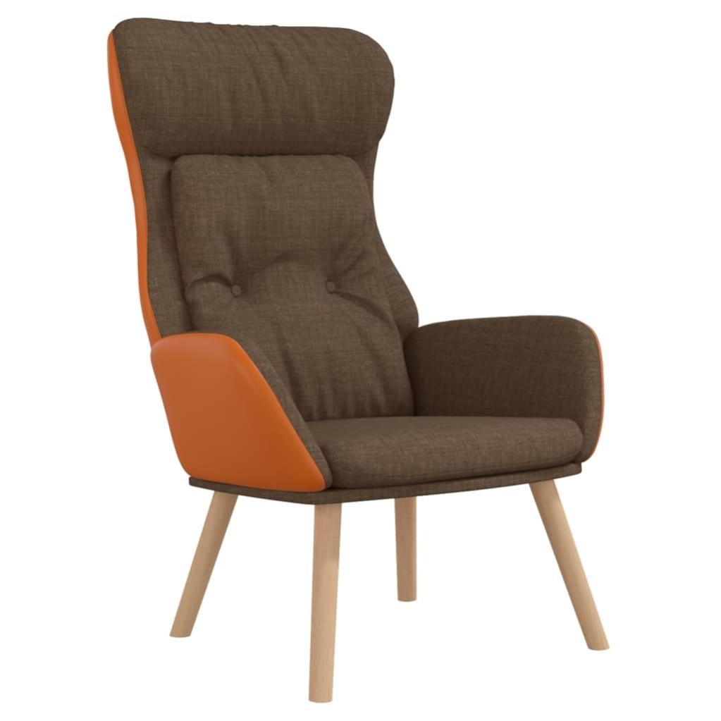 Chaise de relaxation | Fauteuil de relaxation | Chaise de Salon Marron ...