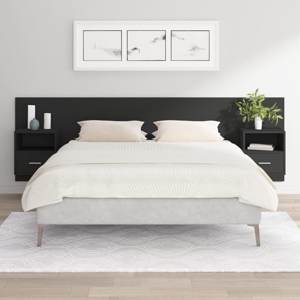 Tete De Lit Avec Chevets Integres