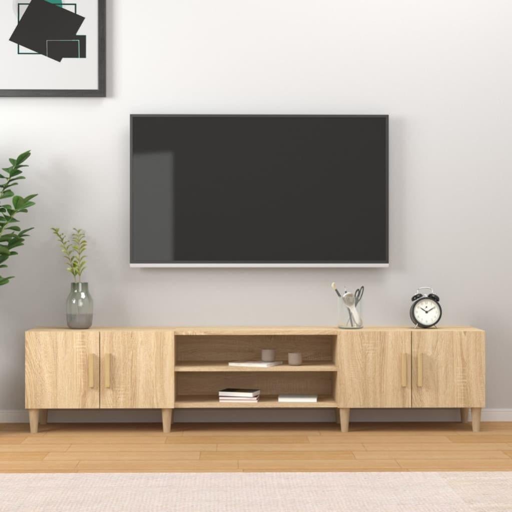 Meubles TV | Meuble de Rangement | Banc TV Moderne chêne sonoma 180x31 ...