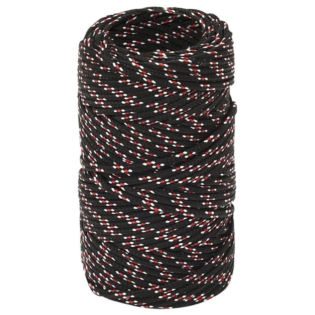 Corde de bateau，Cordage，Ligne de remorquage Noir 2 mm 50 m ...