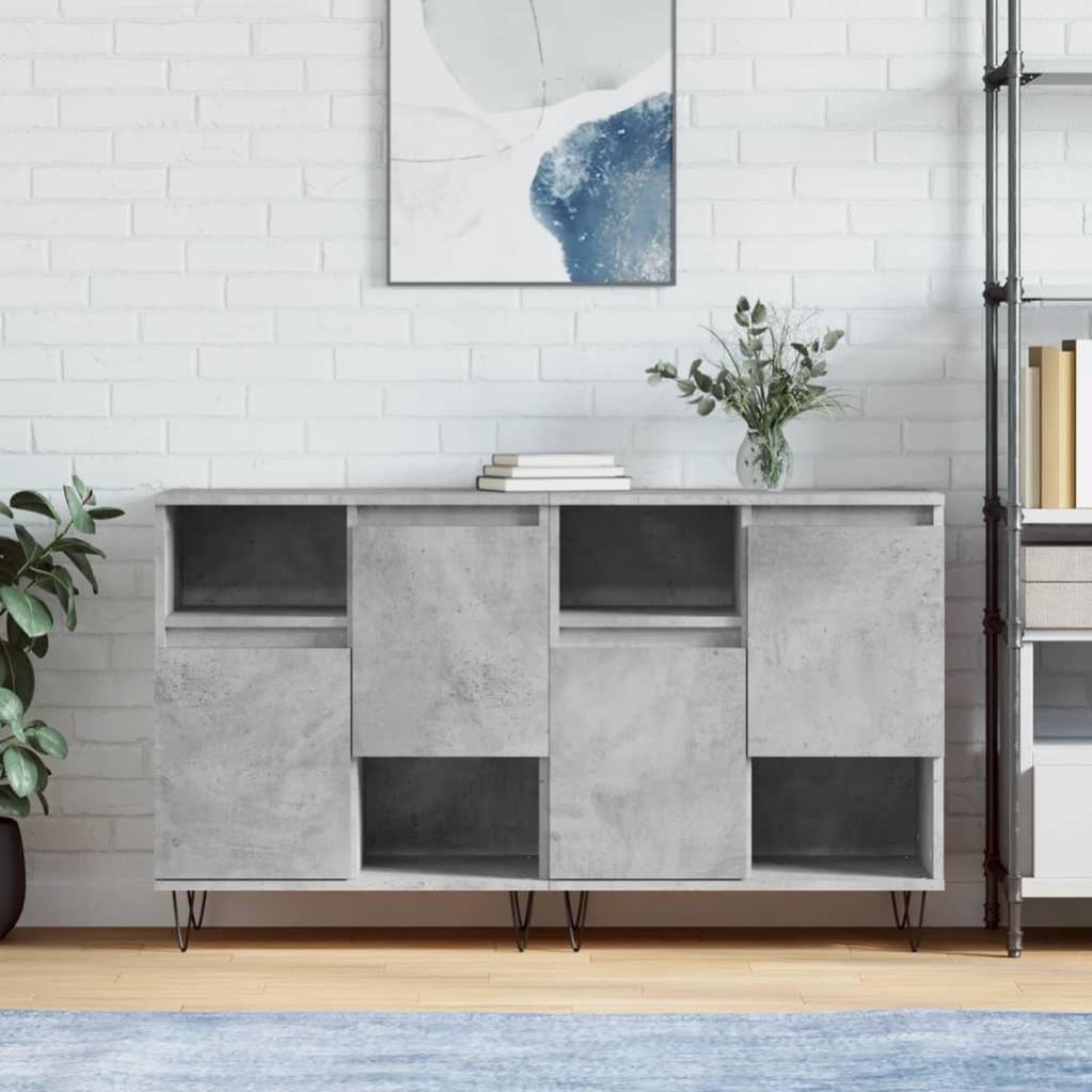Lot de 2 Buffets，Meuble de Rangement，Bahut pour Salon, Salle à Manger ...