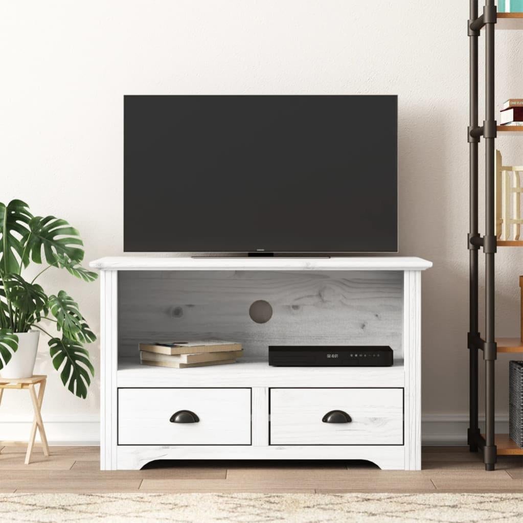 Mueble de TV | Mueble de salón | Mesa de TV con 2 cajones BODO madera ...
