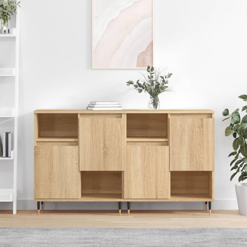 Lot de 2 Buffets，Meuble de Rangement，Bahut pour Salon, Salle à Manger ...