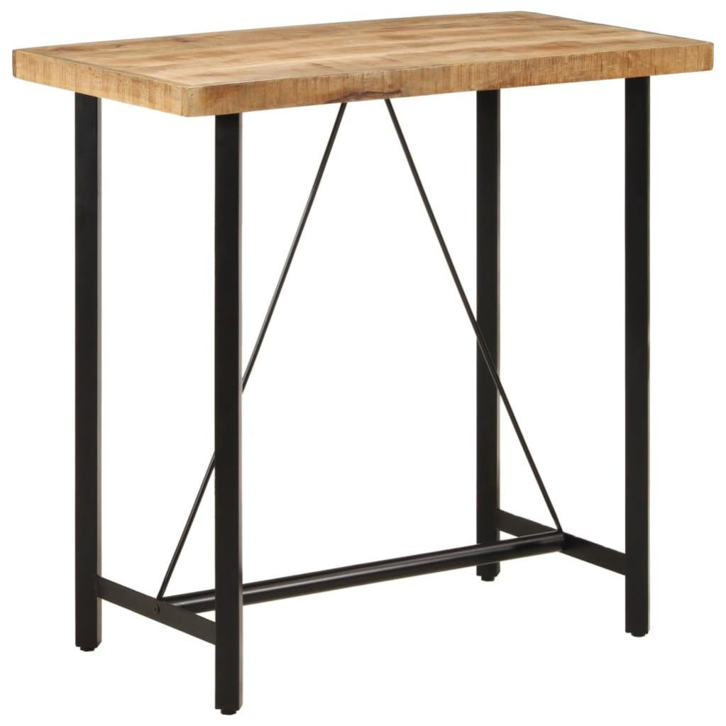 Table de bar | Table Haute Fine | Table de Cuisine 110x55x107 cm bois ...