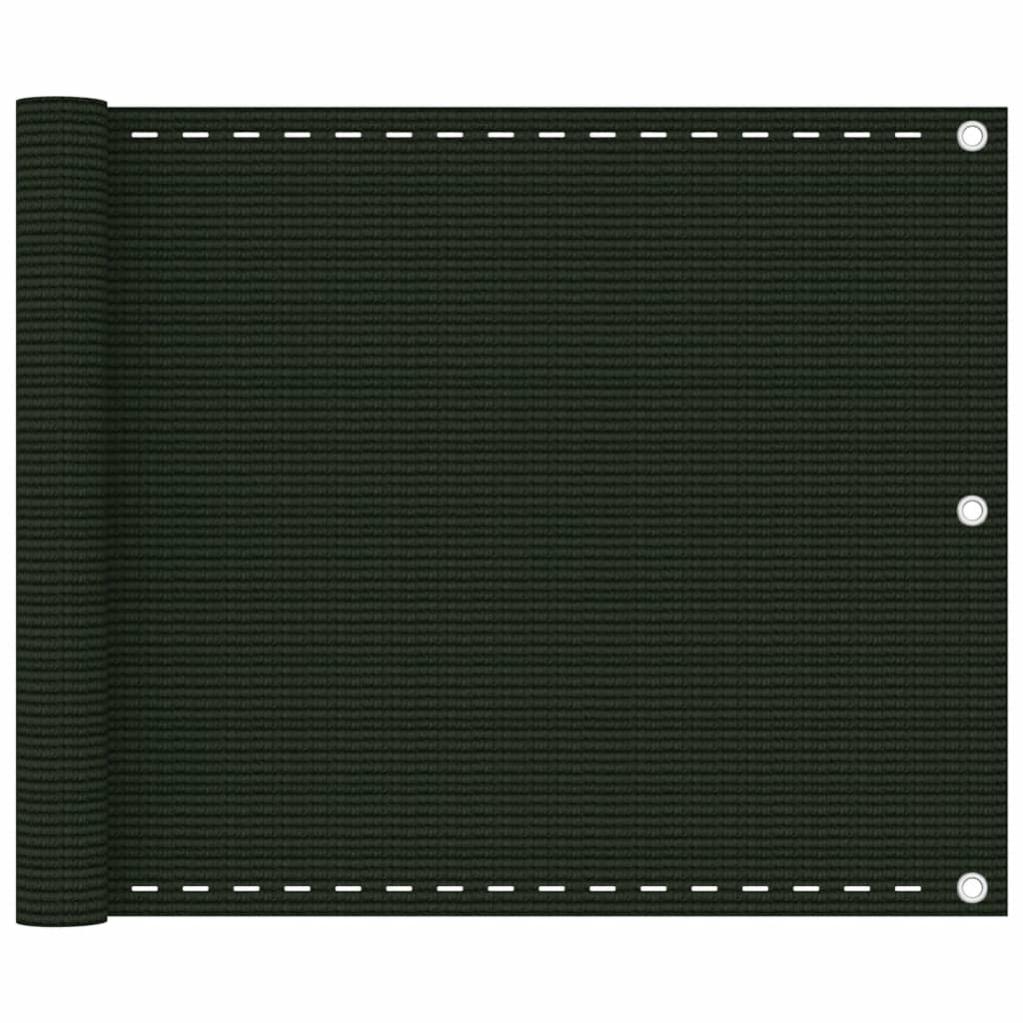 Écran de balcon | Brise Vue de terrasse | Toile de Balcon Vert foncé ...