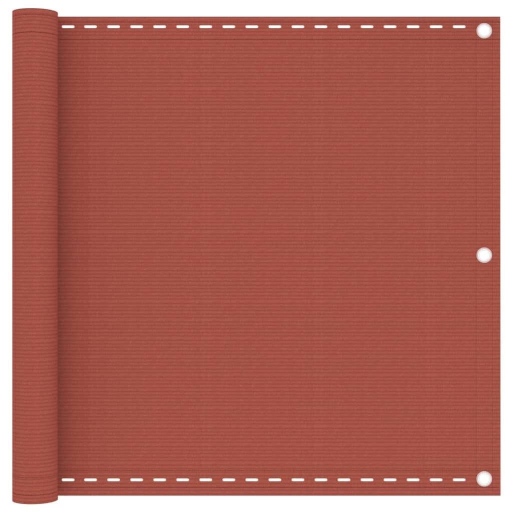 Écran de balcon | Brise Vue de terrasse | Toile de Balcon Terre cuite ...
