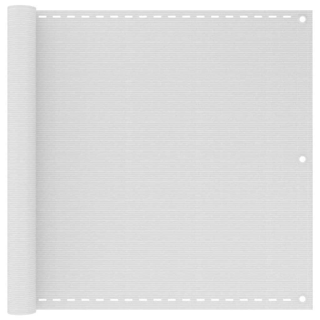 Écran de balcon，Brise Vue de terrasse，Toile de Balcon en PEHD blanc de ...