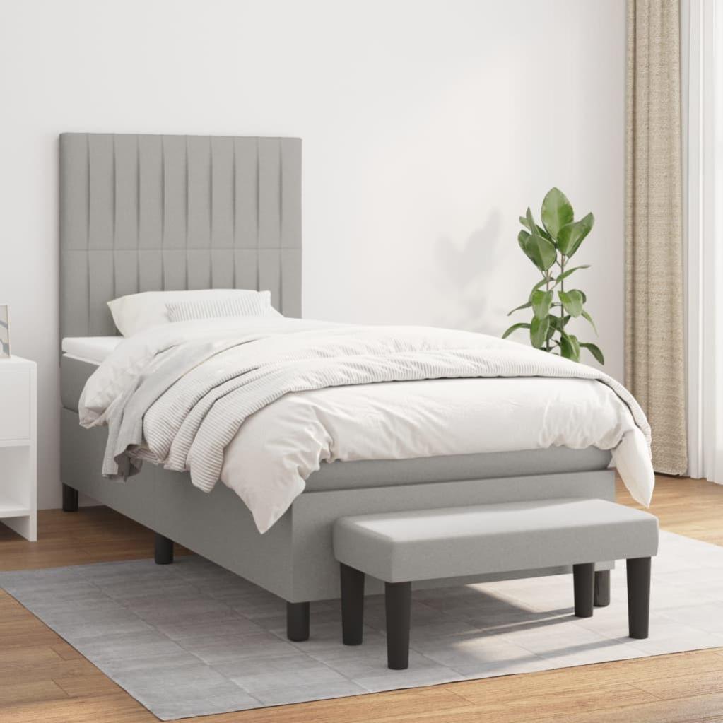 Letto singolo | Letto per adulti | Giroletto a Molle con Materasso ...