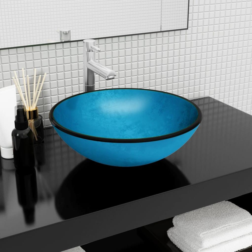 Lavabo Bagno | Lavandino Bagno | Lavabo da Appoggio in Vetro Temperato ...