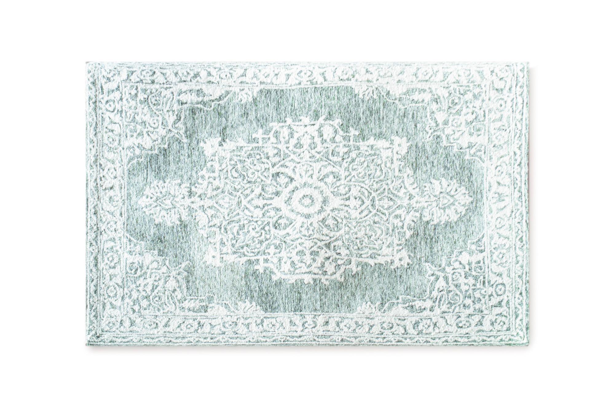 TAPIS CLASSIQUE EN LAINE VERTE 175X235 CM | Leroy Merlin