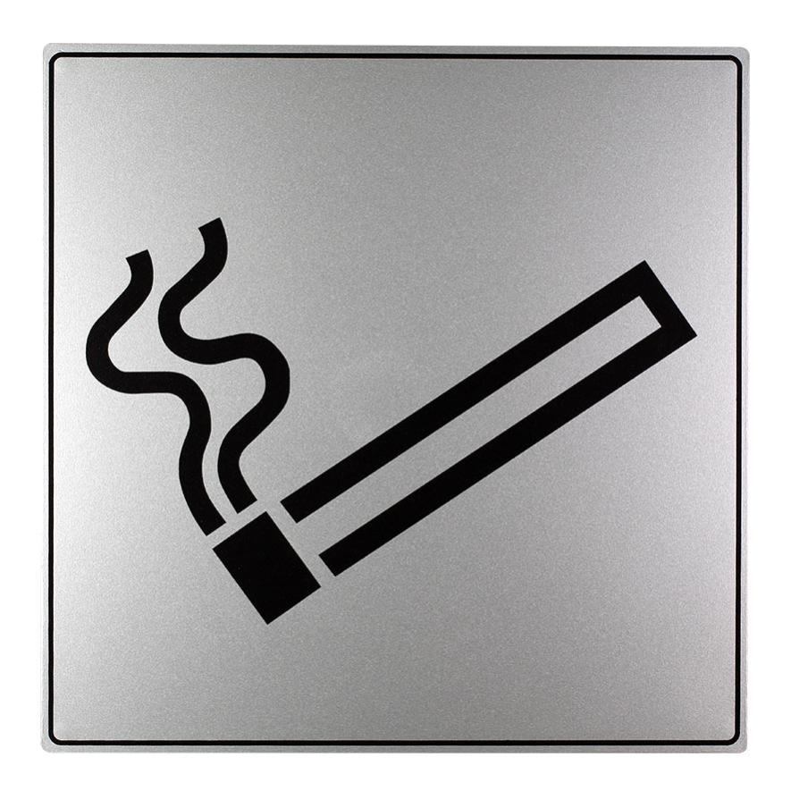 Plaquette Zone fumeur - Iso 7001 200x200mm - 4380179 | Leroy Merlin
