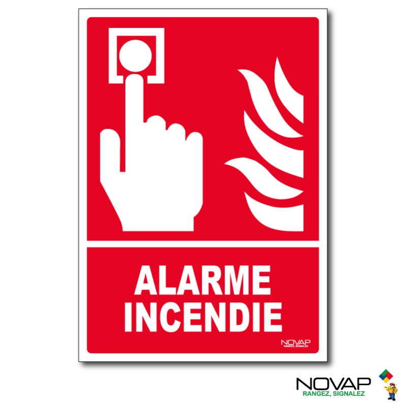 Panneau Alarme incendie - Rigide A5 - 4600505 | Bricoman