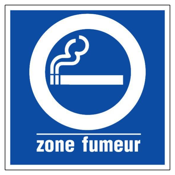 Panneau Zone fumeur - Rigide 200x200mm - 4220185 | Leroy Merlin