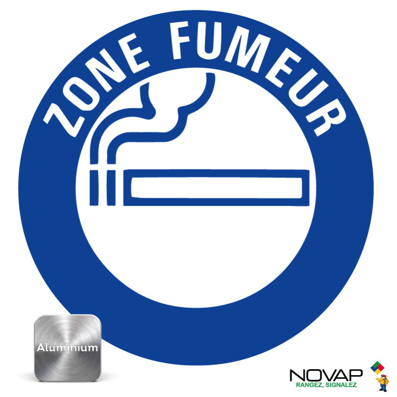Panneau Zone fumeur - Alu Ø300mm - 4010274 | Bricoman