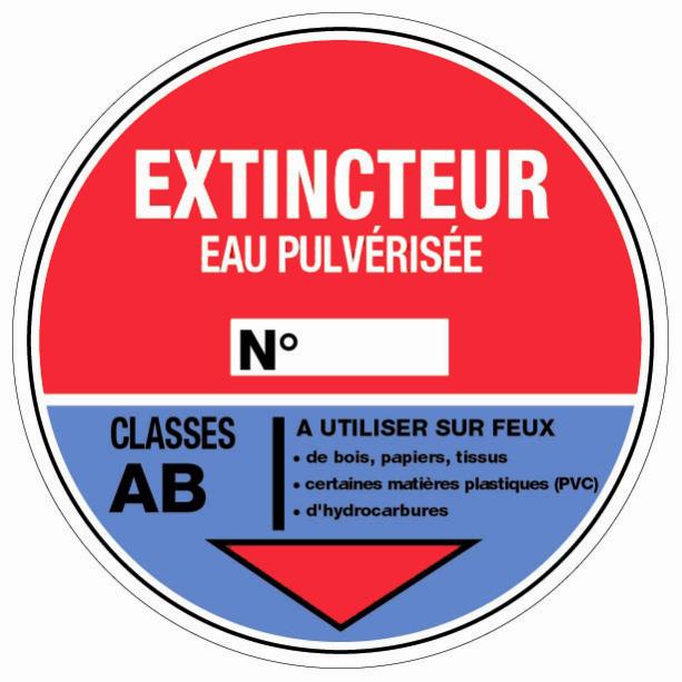 Panneau Extincteur eau pulverisée - Rigide Ø180mm - 4040240 | Leroy Merlin