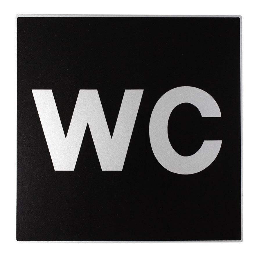 Plaque de porte WC - Europe design 200x200mm - 4280059 | Bricoman