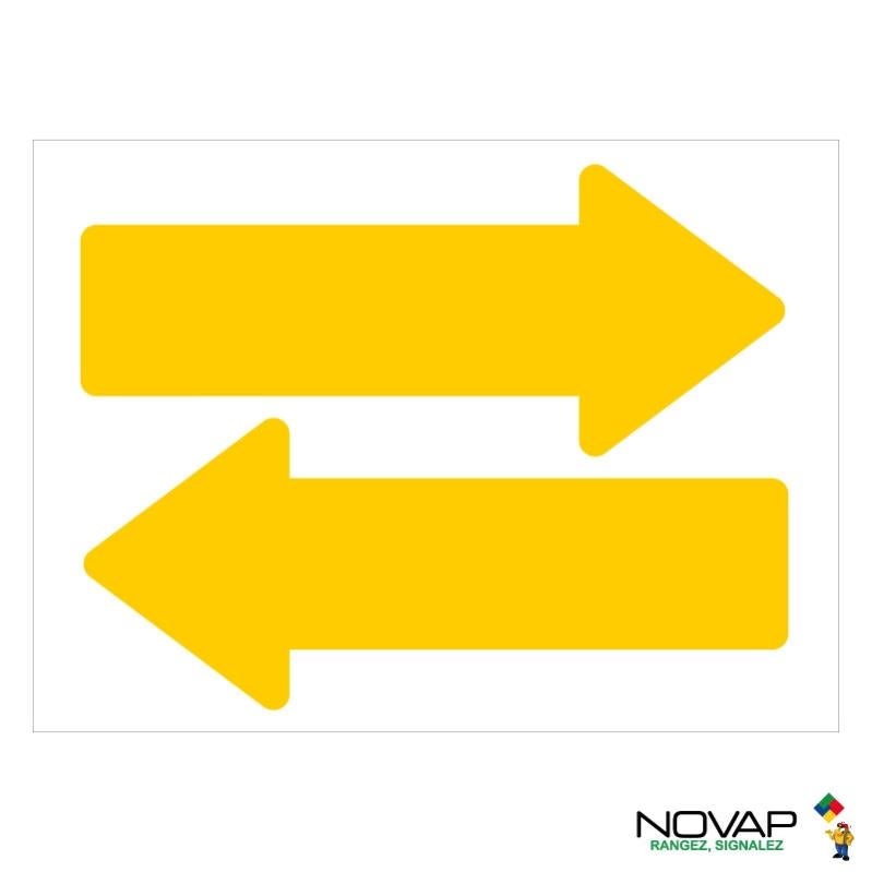 Lot de 20 Flèches jaune spécial marquage au sol - 4003139 | Leroy Merlin