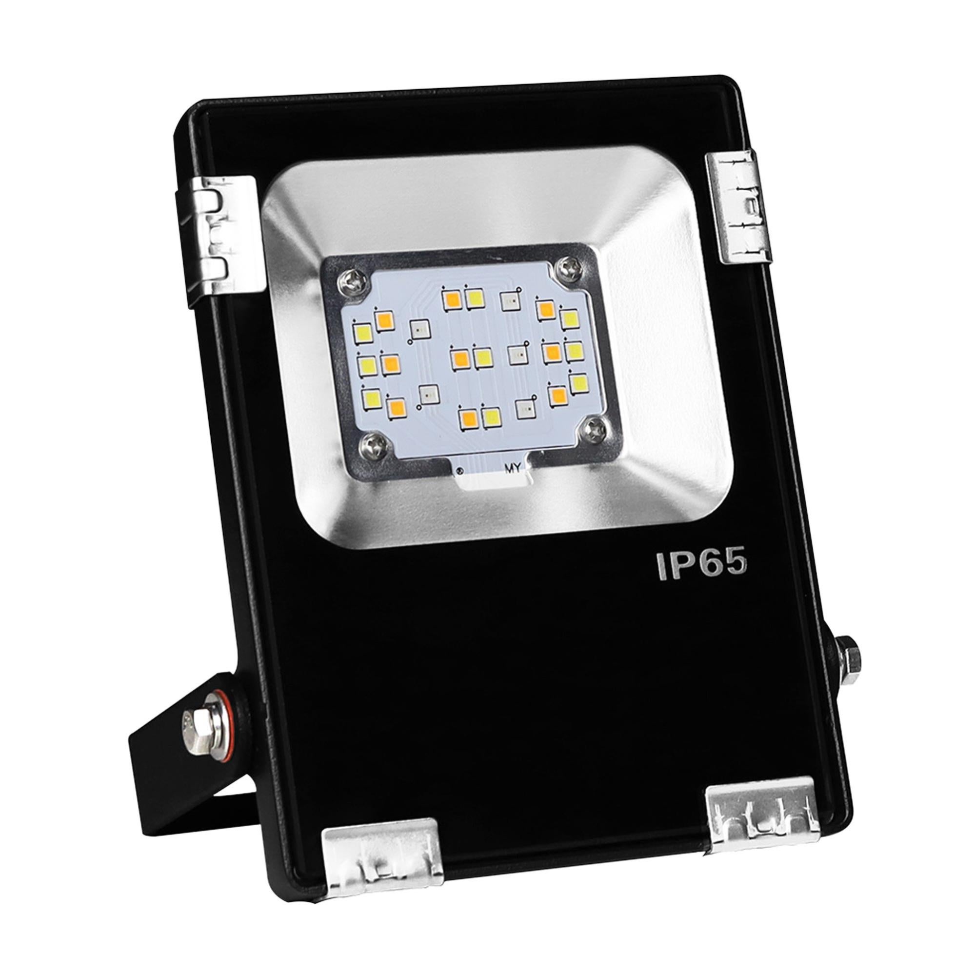 Projecteur LED d'extérieur RGB+CCT - 10W - RF/WiFi - IP65 - Mi-Light ...