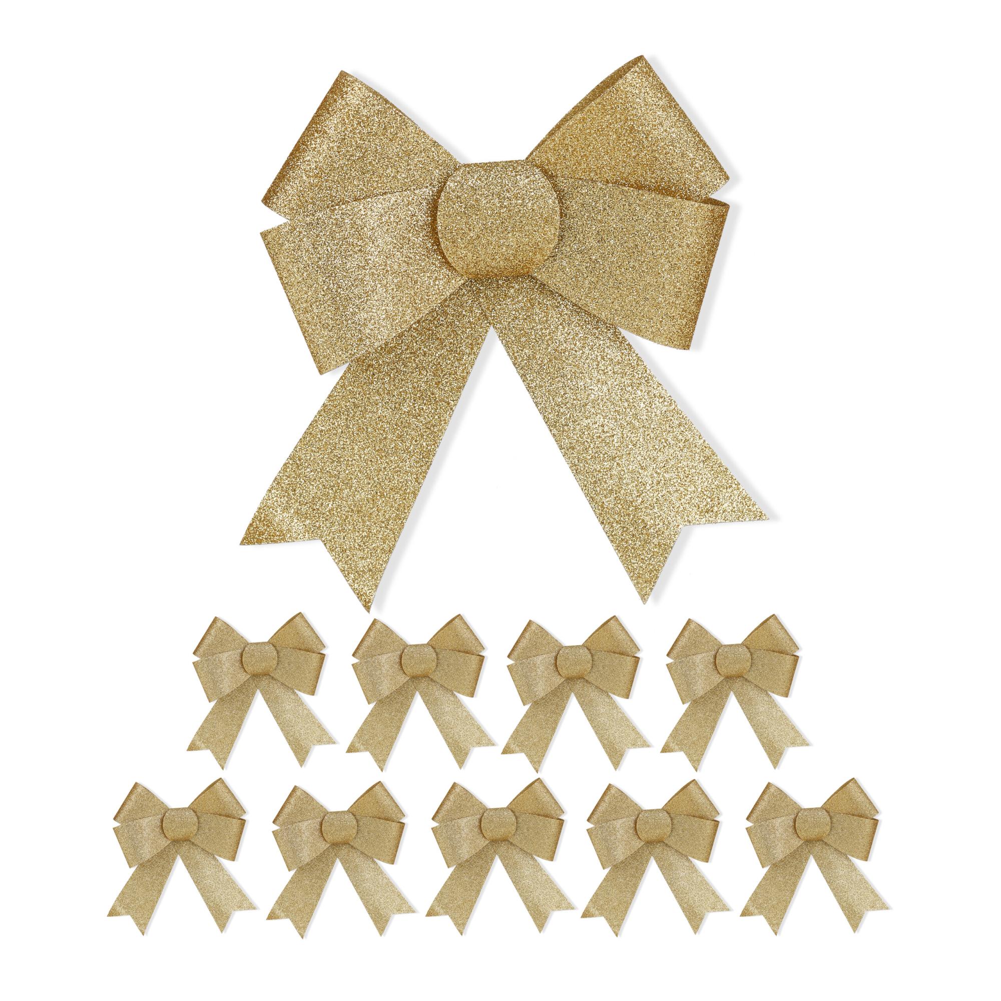 Relaxdays Fiocco da Regalo, Set da 10, Grande Accessorio Decorativo ...