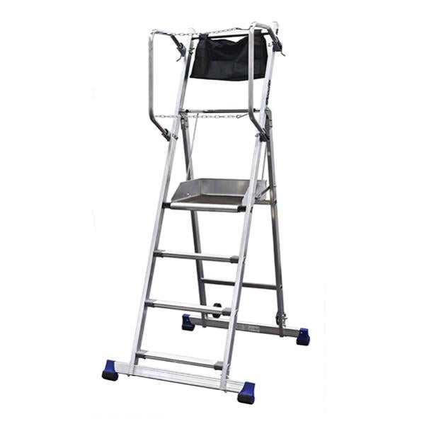 Escabeau PIRL 7 marches - Hauteur max. de travail 3.70m - 18-137 ...