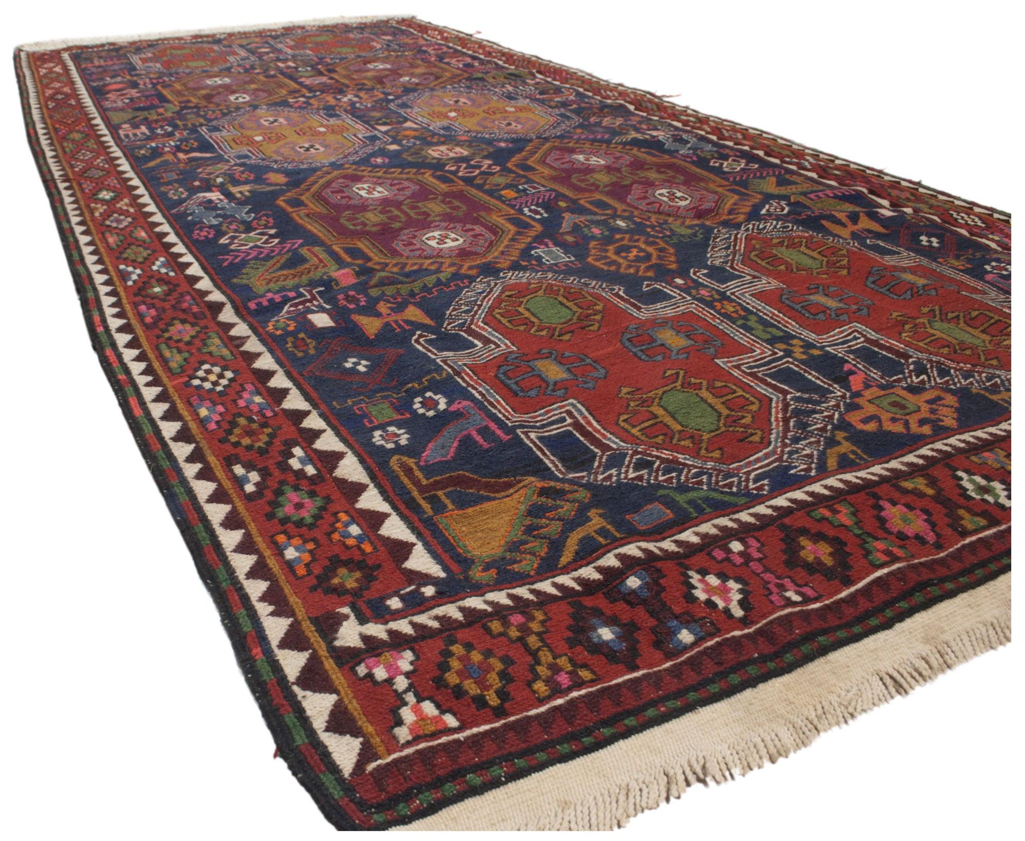 Tappeto Orientale originale fatto a mano, Misura: 270x124 CM con ...