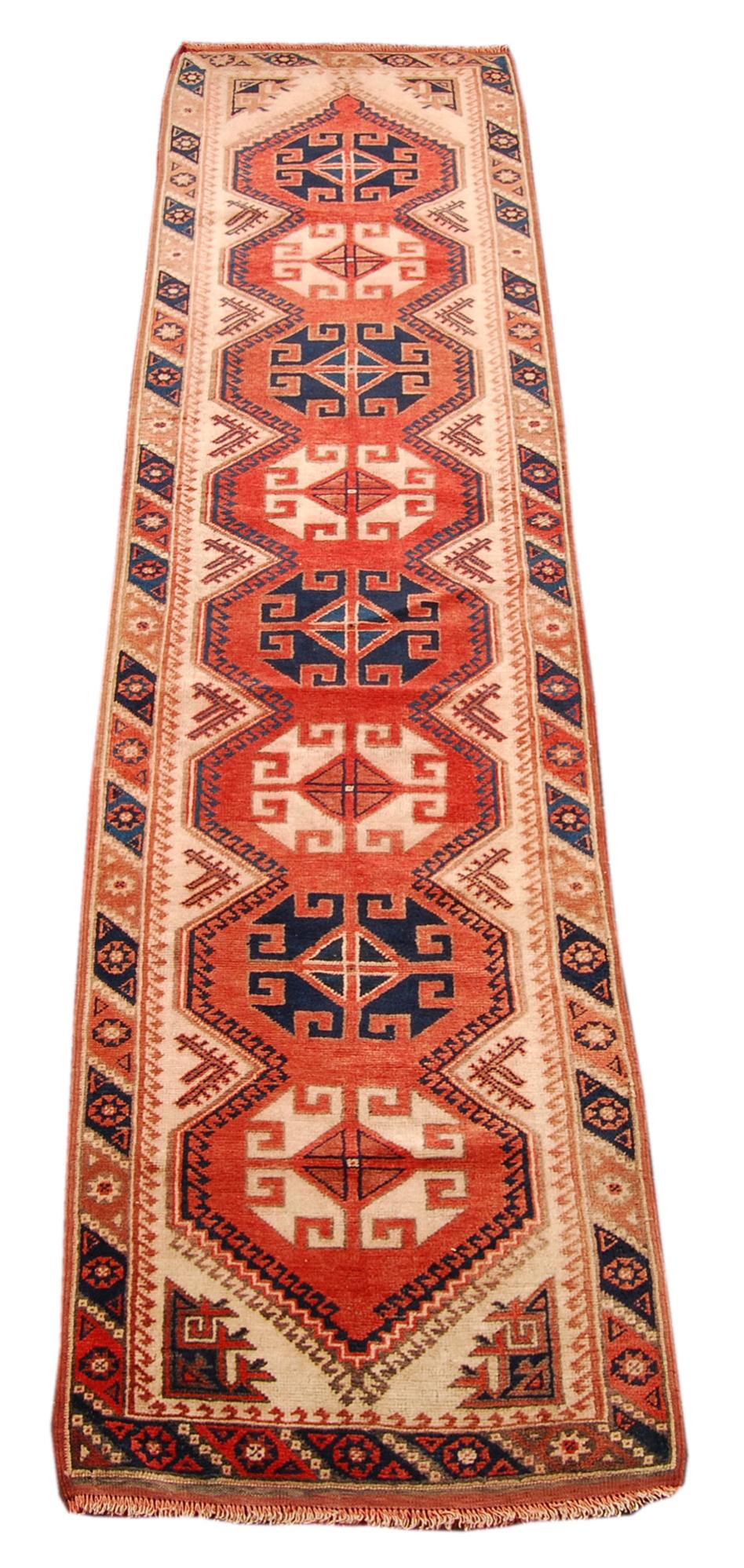 Tappeto Orientale originale fatto a mano, Misura: 310x72 CM con ...