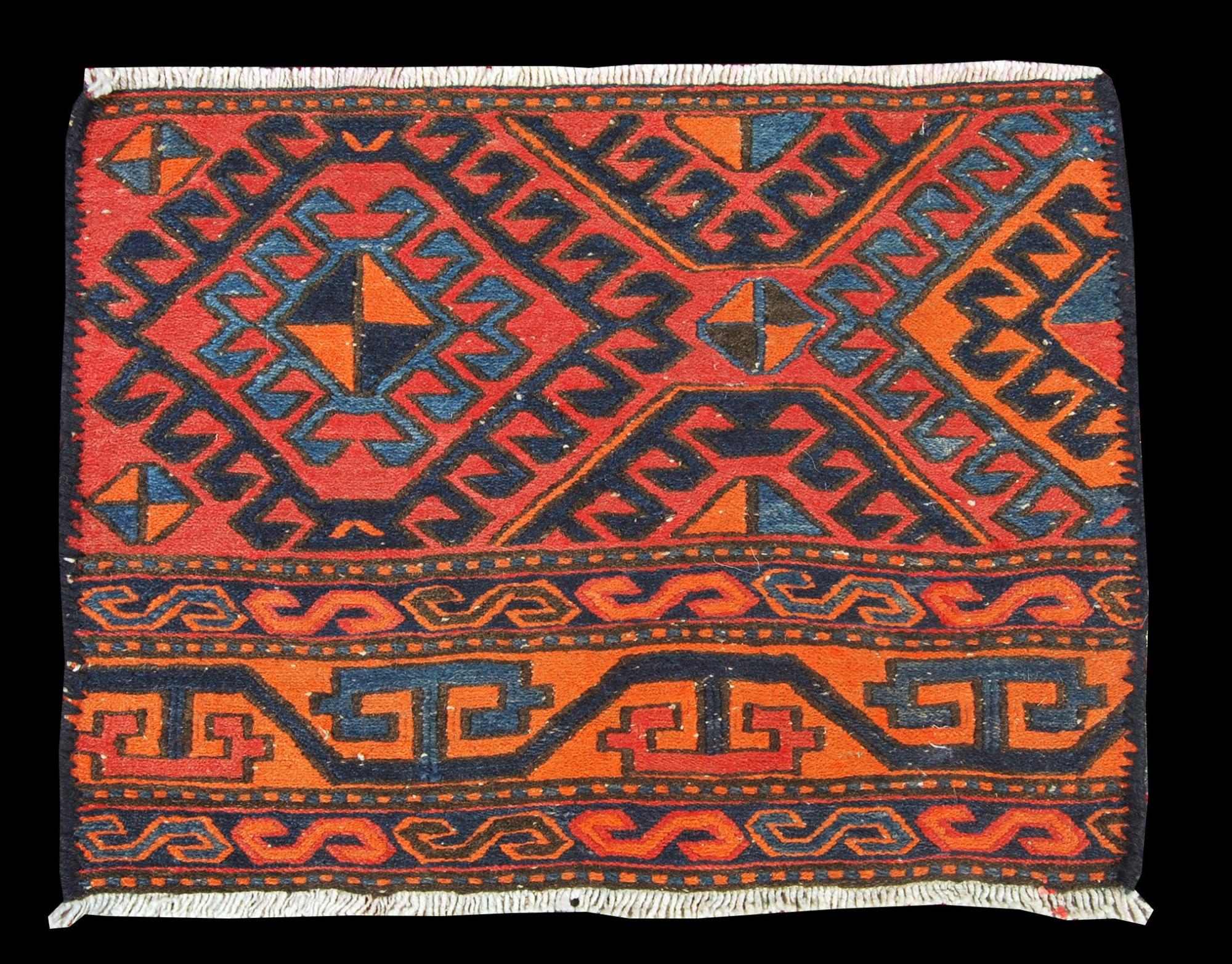Tappeto Orientale originale fatto a mano, Misura: 52X38 CM con ...