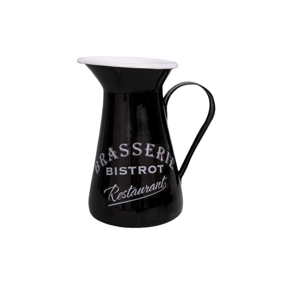 Broc en métal coloré Brasserie-Bistrot noir Antic Line Créations ...