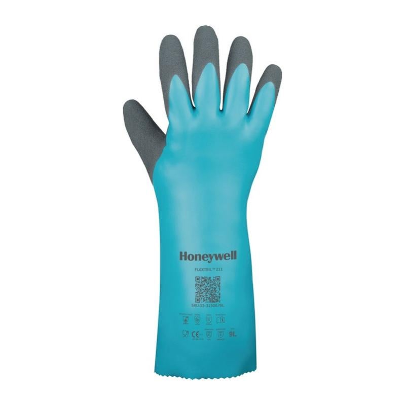Gants chimiques FLEXTRIL™ 211 Taille 9 vert EN 388.EN 374.EN 407 PSA ...