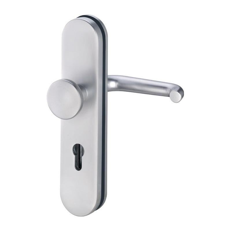 Poigné porte Logo 8753/0792 Alu.F1 92mm 65-75mm EDI | Leroy Merlin