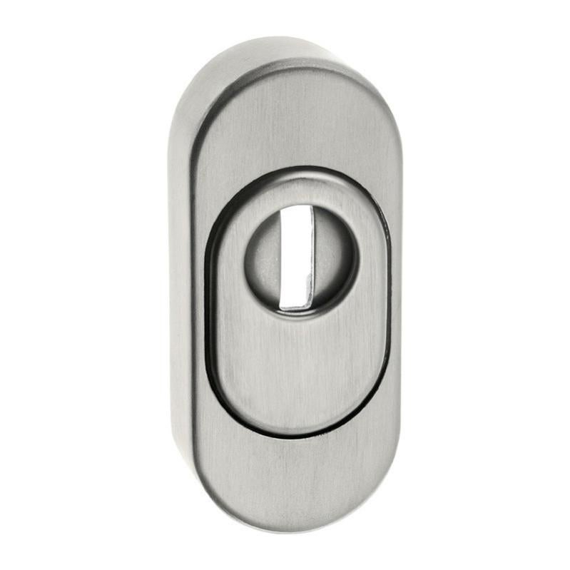 Rosace porte 0815/0000 Alu.F12 -14,5mm PZ ov.EDI | Leroy Merlin