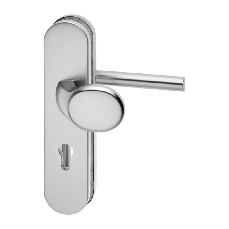 Poigné porte Logo 8743/0272 Alu.F1 72mm 35-45mm EDI | Leroy Merlin